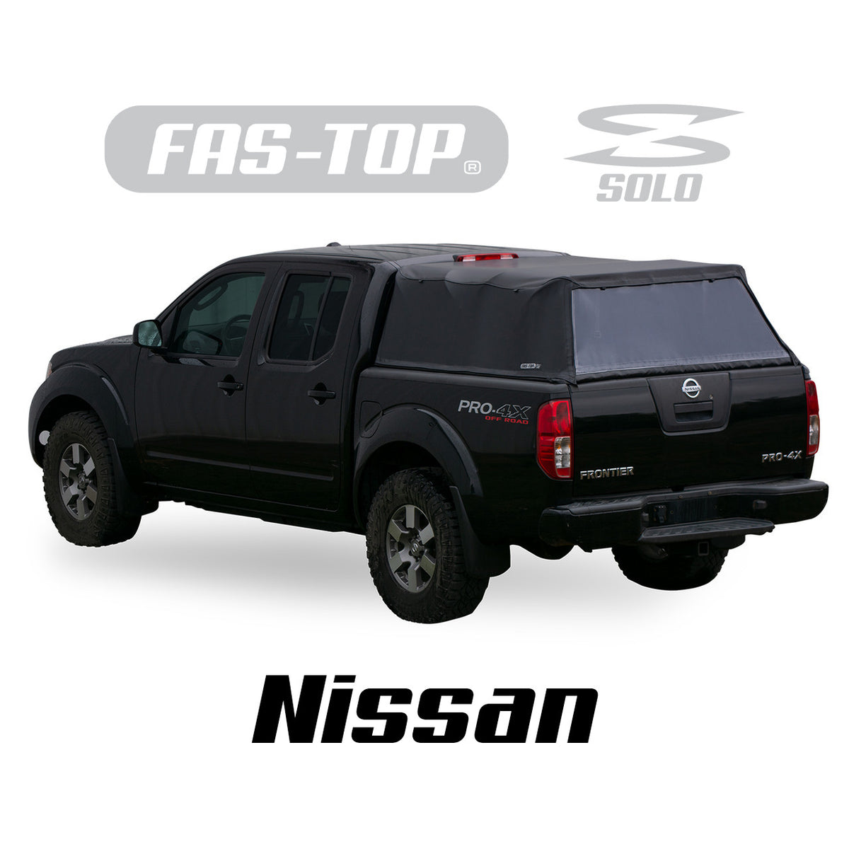 Fas-Top Solo Soft Truck Topper For 2005-2021 Nissan Frontier 5' Bed